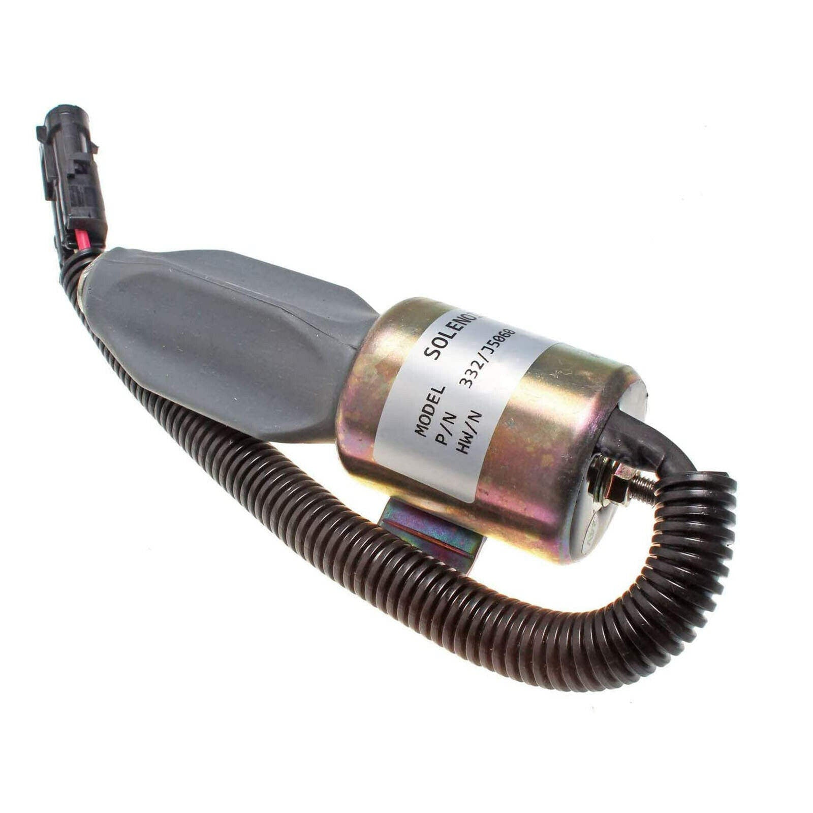 Aftermarket Fuel Shut Off Solenoid 716/30091 For JCB JS130 JS160 JS180 ...